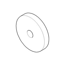 Dornbracht Rosette 092774002-28 092774002 D. 55 x 9,5 mm messing geb&uuml;rst