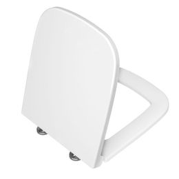 Vitra S20 WC-Sitz 77-003R409 36x44cm, wei&szlig;, Scharniere Edelstahl, mit Absenkautomatik und Schnellverschluss