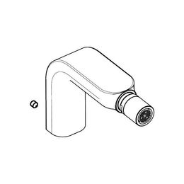 Hansgrohe Metropol S Auslauf komplett 3-Loch 97506880 Bidetarmatur edelmatt