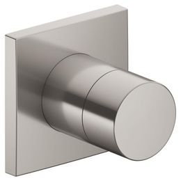 KEUCO IXMO Pure Absperrventil 59541050002 Nickel geb&uuml;rstet, Unterputz Montage, eckig, f&uuml;r 1 Verbraucher