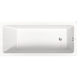 Duravit No.1 Basic Badewanne 700595000000000 rechteckig, 170x75cm, mit einer Rückenschräge, weiss