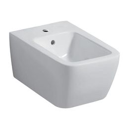 Geberit iCon Square Wand-Bidet 231910600 geschlossene Form, mit Überlauf, weiß KeraTect