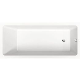 Duravit No.1 Basic Badewanne 700596000000000 rechteckig, 180x80cm, mit einer R&uuml;ckenschr&auml;ge, weiss