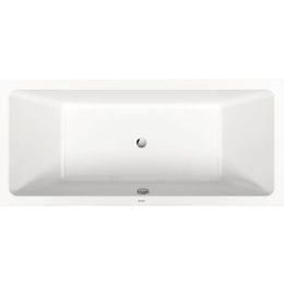 Duravit No.1 Basic Badewanne 700597000000000 rechteckig, 180x80cm, mit zwei R&uuml;ckenschr&auml;gen, weiss
