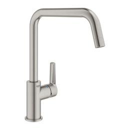 Grohe Start Küchenarmatur 30470DC0 supersteel, hoher schwenkbarer Auslauf