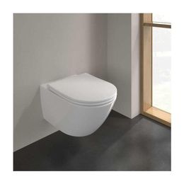 Villeroy & Boch Villeroy & Boch Artis Combi-Pack-Wand-Tiefspüler 4670T901 wandhängend, mit TwistFlush, Weiß Alpin