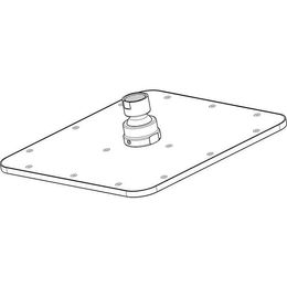 Ideal Standard Kopfbrause IDEALRAIN CUBE, flach, F961047AA 200mm, Chrom