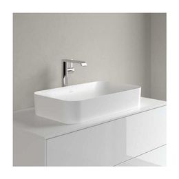 Villeroy & Boch Villeroy und Boch Finion Aufsatz-Waschtisch 414361RW 600 x 350 x 115 mm, Stone White CeramicPlus, ohne &Uuml;berlauf