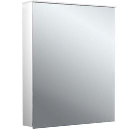Emco flat 2 Design Aufputz-Lichtspiegelschrank 979706401 600x711mm, LED, mit Lichtsegel, 1-t&uuml;rig, Aluminium