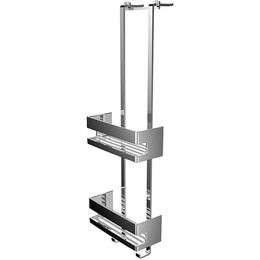 Emco System 2 T&uuml;retagere 354500125 chrom, 2 tiefe K&ouml;rbe