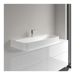 Villeroy & Boch Villeroy und Boch Finion Waschbecken 41681HRW 1000 x 470 x 165 mm, Stone White CeramicPlus, ohne Überlauf, Unterseite geschliffen