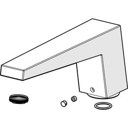 Hansa Wannenrand-Auslauf 184 mm komplett 59914067