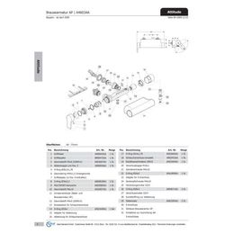 Ideal Standard Anschlu&szlig;nippel ATTITUDE, kpl., A962452AA Bade/Brause AP, Chrom