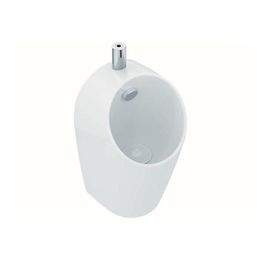 Ideal Standard Sphero Midi Urinal E189501 Innensch&uuml;ssel in Anti-Spritz-Design, 30x30x55cm, Zulauf oben, wei&szlig;