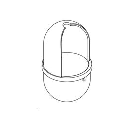 HEWI 477 Toilettenbürstenbehälter 6855395 matt, für WC-Bürstengarnitur 477.20.100, felsgrau
