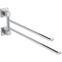 Ideal Standard IOM Cube Handtuchhalter E2200AA 2-armig, mit Befestigungssatz, verchromt