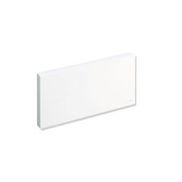 HEWI Montageplatte 950.51.0169099 240x105x20mm, mit Abdeckung, rechteckig, reinwei&szlig;