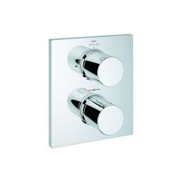 Grohe Grohtherm F Fertigmontageset 27618000 Unterputz-Wannen/Brause-Thermostat, mit integrierter 2-Wege Umschaltung, chrom