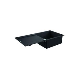 Grohe K500 Komposit-Einbausp&uuml;le 31645AP0 1000x500mm, 1 Becken mit Abtropffl&auml;che, granit schwarz