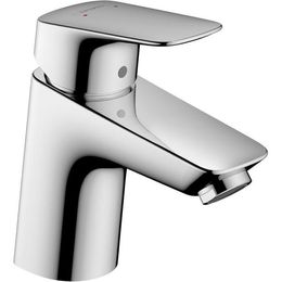 Hansgrohe Logis 70 Waschtisch Armatur 71078000 chrom, Low Flow, Ablaufgarnitur, H&ouml;he 166 mm