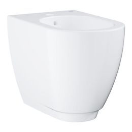 Grohe Essence Keramik Stand-Bidet 3957500H alpinweiß PureGuard, 1 Hahnloch mit Überlauf