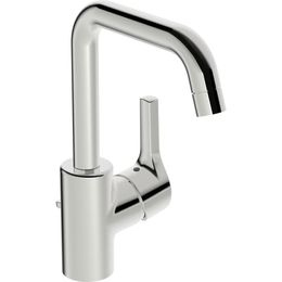 Hansa Hansapaleno Waschtischarmatur 56372203 mit Ablaufgarnitur, Ausladung 152mm, chrom