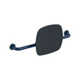 HEWI 801 Rückenstütze 801.51.916250 Wandabstand 150mm, Lehne anthrazitgrau, stahlblau
