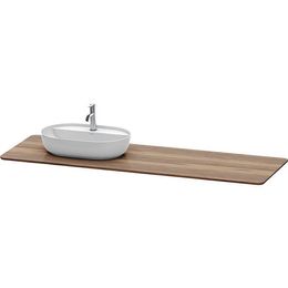 Duravit Luv Waschtisch-Konsole LU9463L7777 178,3x59,5cm, links, nussbaum, aus Massivholz, mit 1 Ausschnitt