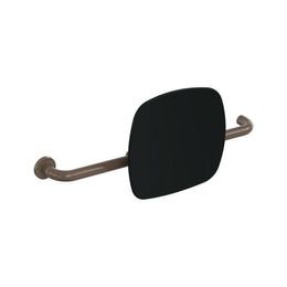 HEWI 801 R&uuml;ckenst&uuml;tze 801.51.9263L84 Wandabstand 150mm, Ausf&uuml;hrung links, Lehne tiefschwarz, umbra