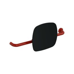 HEWI 801 Rückenstütze 801.51.9263R33 Wandabstand 150mm, Ausführung rechts, Lehne tiefschwarz, rubinrot