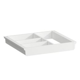 Laufen Space Ordnungssystem H4954051606311 32x4,5x27,4cm, f&uuml;r gro&szlig;e Schubladen, wei&szlig;