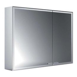 Emco Asis Prestige 2 Aufputz-Lichtspiegelschrank 989707005 888x639mm, breite T&uuml;r links, ohne lightsystem