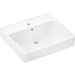 Hansgrohe Xanuia Q Waschtisch 60238450 550x480mm, mit Hahnloch/Überlauf, geschliffen, weiß