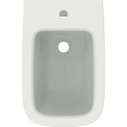 Ideal Standard i.life A Stand-Bidet T452601 mit Hahnloch und Überlauf, 35,5x54x40cm, weiß