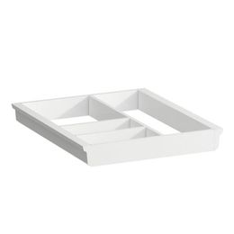 Laufen Space Ordnungssystem H4954071606311 32x4,5x37,4cm, f&uuml;r gro&szlig;e Schubladen, wei&szlig;
