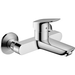 Hansgrohe Logis Wand Waschtischarmatur 71225000 chrom, Wandmontage, Ausladung 194 mm