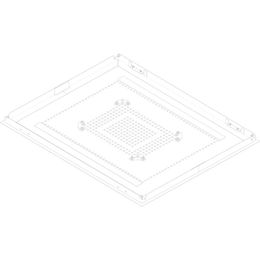 Dornbracht Abdeckung RainSky E 04110211303-86 edelstahl, matt