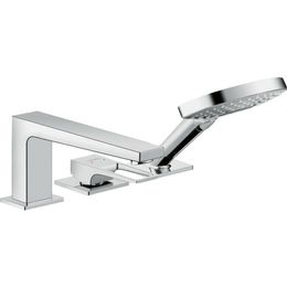 Hansgrohe Metropol 3-Loch Wannenarmatur 74550000 chrom, mit B&uuml;gelgriff