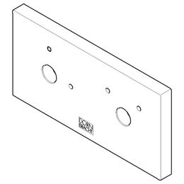 Dornbracht Rosette xGate UP - platin 092798006-06 platin matt