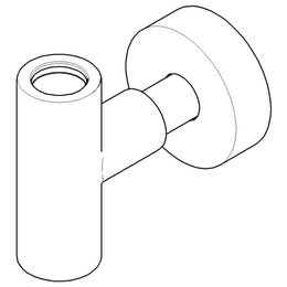 Dornbracht T-Stueck Standbrause - pl 90171103700-06 platin matt