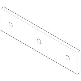 Dornbracht Abdeckung 240 x 60 - plat 092798015-06 platin matt
