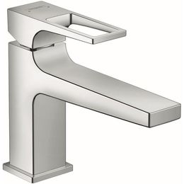 Hansgrohe Metropol 100 Waschtischarmatur 74502000 chrom, Bügelgriff, mit Push Open Ablaufgarnitur