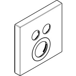 Hansgrohe Rosette ShowerSelect Thermostat 92217000 chrom, Ersatzteil, 2 Verbraucher 155x155mm