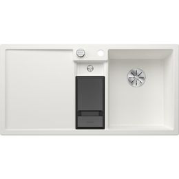 Blanco Collectis 6 S Silgranit Spüle 523348 100x51 cm, weiß, Becken rechts, mit Ablauffernbedienung/Zubehör