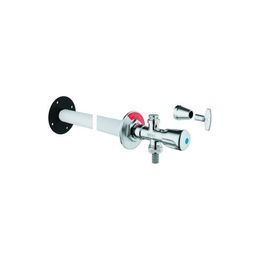 Grohe Au&szlig;enwandventil Bausatz Eurotec 41208000 DN15, mit Steckschl&uuml;ssel, chrom