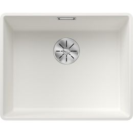 Blanco Subline 500-f Spüle 523535 52,7x42,7cm, PuraDur weiß, für Unterbau