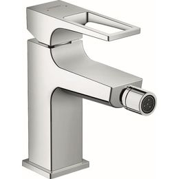Hansgrohe Metropol Bidetarmatur 74520000 chrom, B&uuml;gelgriff, mit Push-Open Ablaufgarnitur