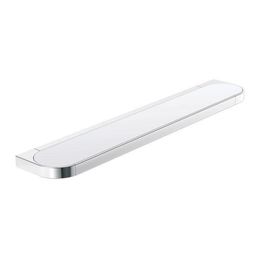 HEWI System 800 Ablage 8000310045 verchromt, 600 mm, Platte Glas satiniert