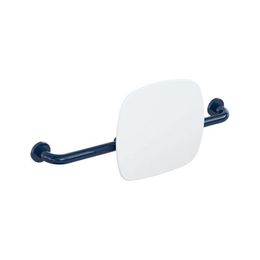 HEWI 801 Rückenstütze 801.51.916150 Wandabstand 150mm, Lehne signalweiß, stahlblau