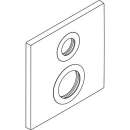 Hansgrohe Rosette Axor Citterio 96761000 Unterputz, chrom, f&uuml;r Thermostat